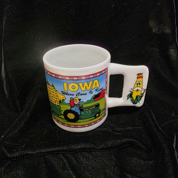 Source Unknown | Kitchen | Iowa Coffee Mug Where Corn Is King John ...